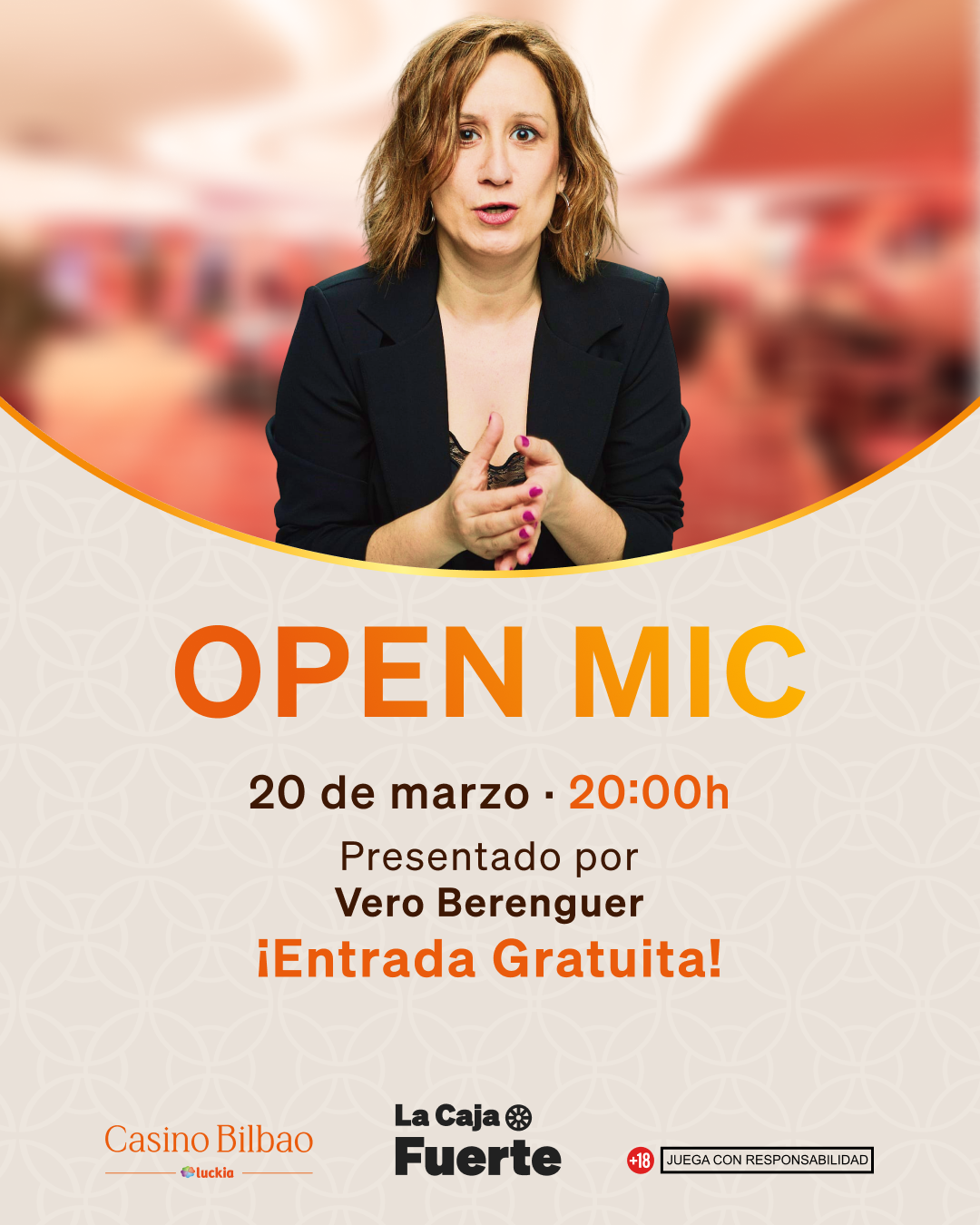 Open Mic Vero Berenguer - Luckia Casino Bilbao